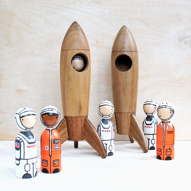 Wooden Rocket - Etsy