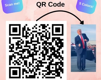 Funny Trump QR Code Dance, Funny Trump Dance Qr Code, Trump YMCA, Trump ...