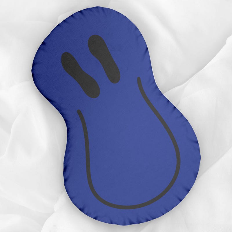 Smiley Face Pillow - Etsy