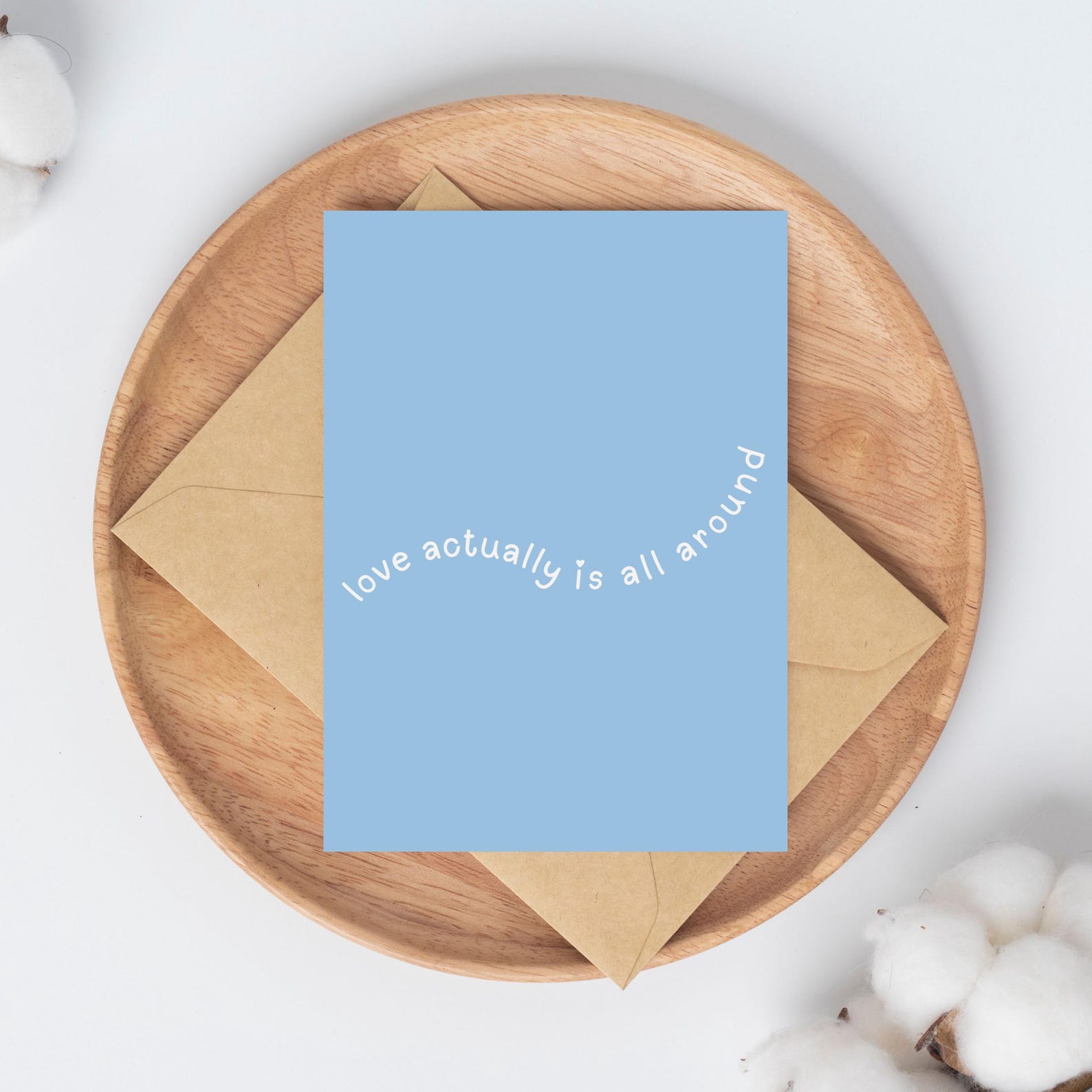 Printable Love Actually is All Around Card | Digital Download ...