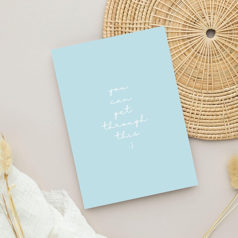 Printable Encouragement Card | Digital Download | Thinking of You | Get ...