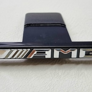 Amg Gt Panamericana Grill Badge Logo Silver Front Grille Emblem Sticker ...