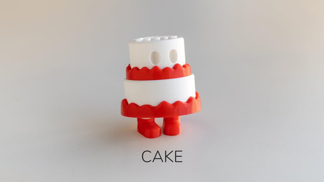 Articulated Zou Cake Fidget Figurine , Desktop Figurine - Etsy