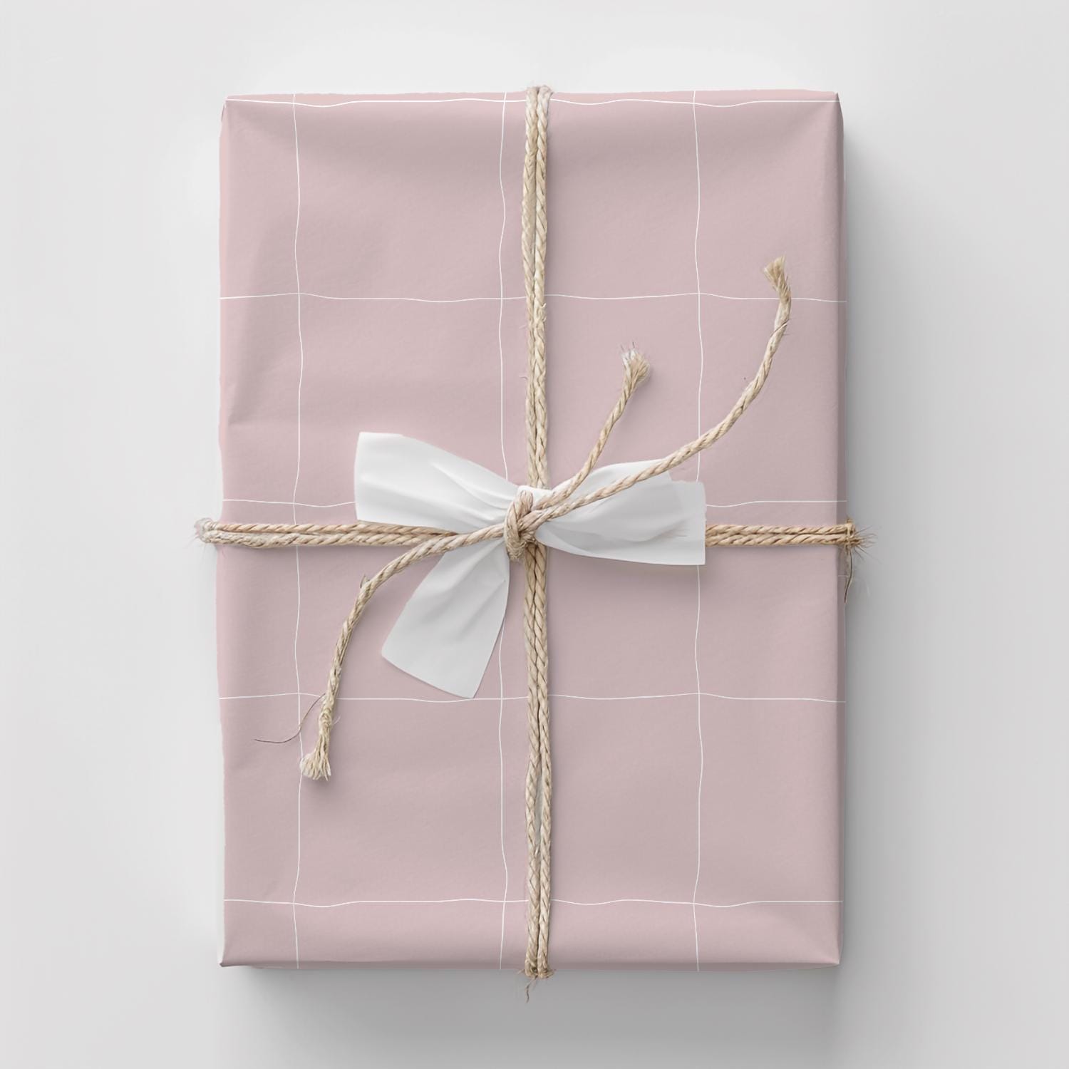 Soft Pink Wrapping Paper Baby Shower Gift Wrap Chic Gift Wrap Pink ...
