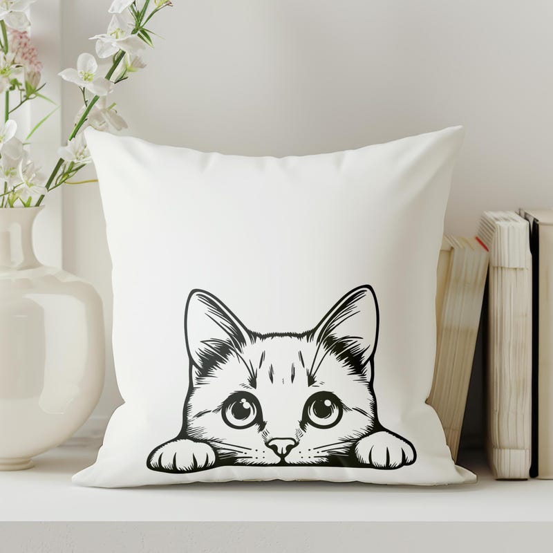 Cat Pillowcase - Etsy