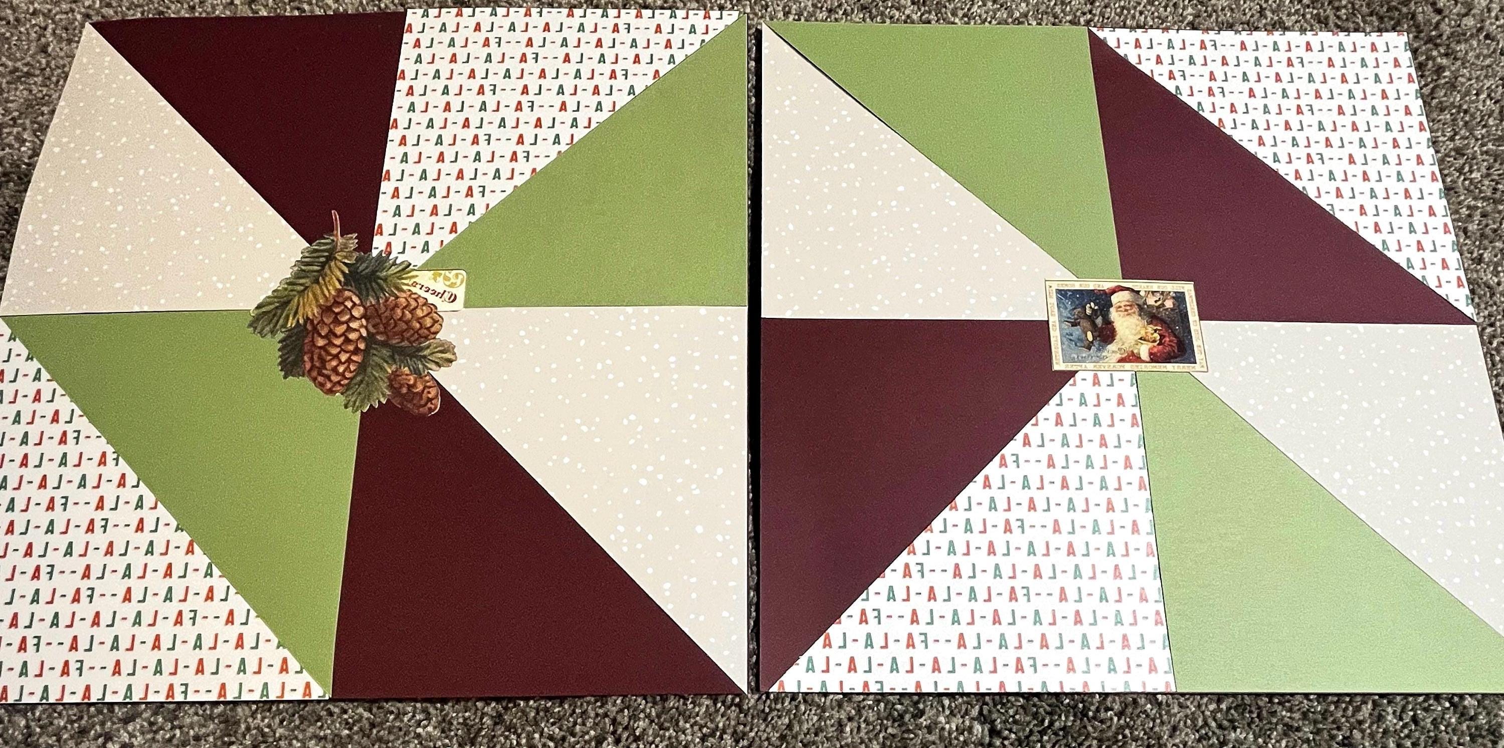 12 X12 Double Page Layout Spread. 1set With 2 Mats to Place on Your ...