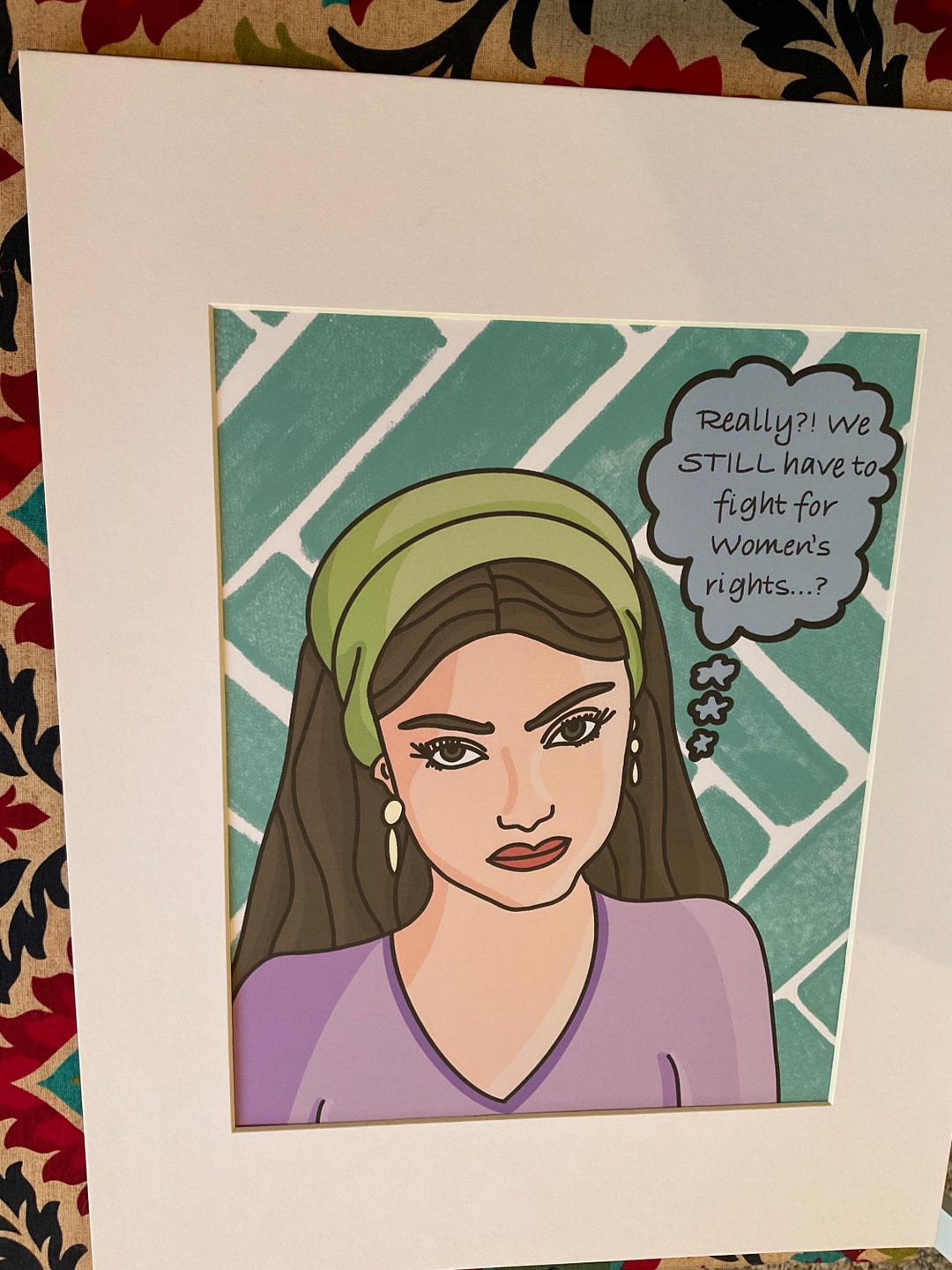 Women’s Rights Hand Drawn Art Print - Etsy