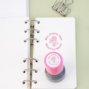 Custom Teacher Stamp, Personalized Teacher Homework Stamps, Teacher ...