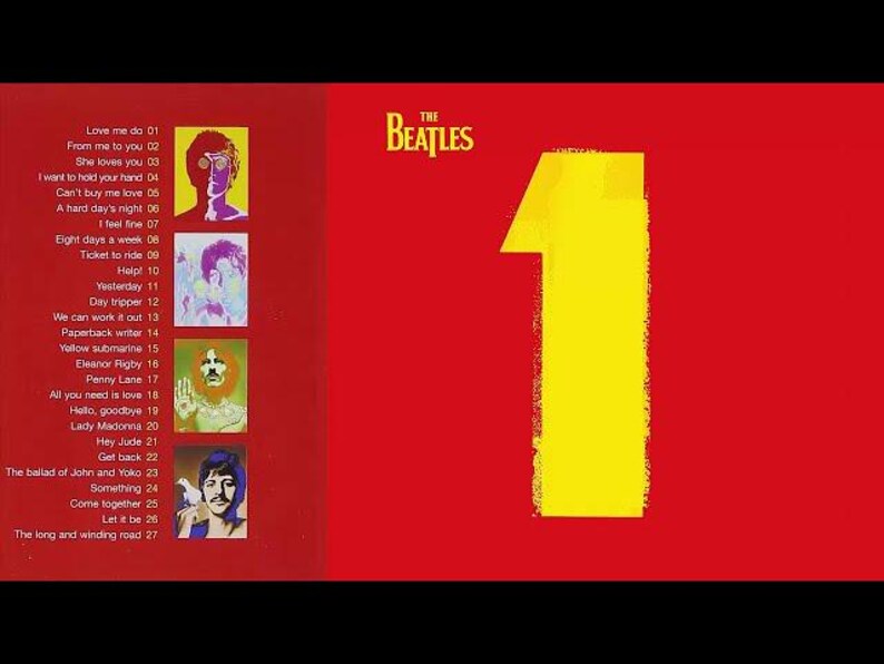 The Beatles 1 - Etsy