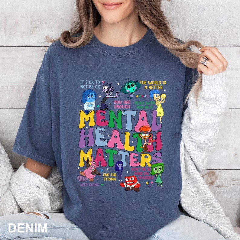 Pixar Inside Out 2 Shirt, Inside Out Mental Health Matters, Inside Out ...