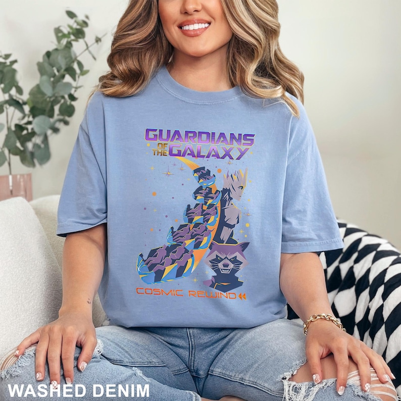 Guardians of the Galaxy Shirt, Comfort Colors, Retro Cosmic Rewind ...