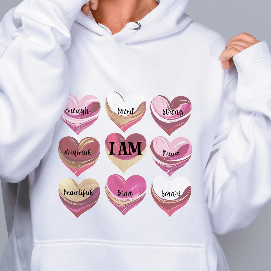 I AM Png | I AM Inspirational Png | Cute Self Love Png Design | Art for ...