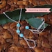 Skye Turquoise Hand Chain Turquoise Bracelet Ring Christmas - Etsy