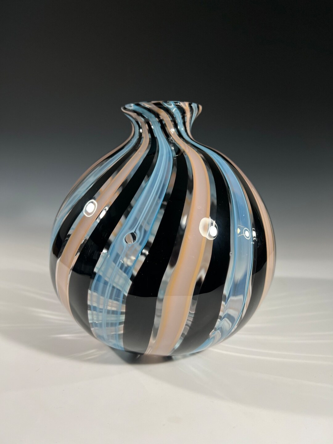 Glass Vase - Big Top Circus - John Gibbons - Etsy