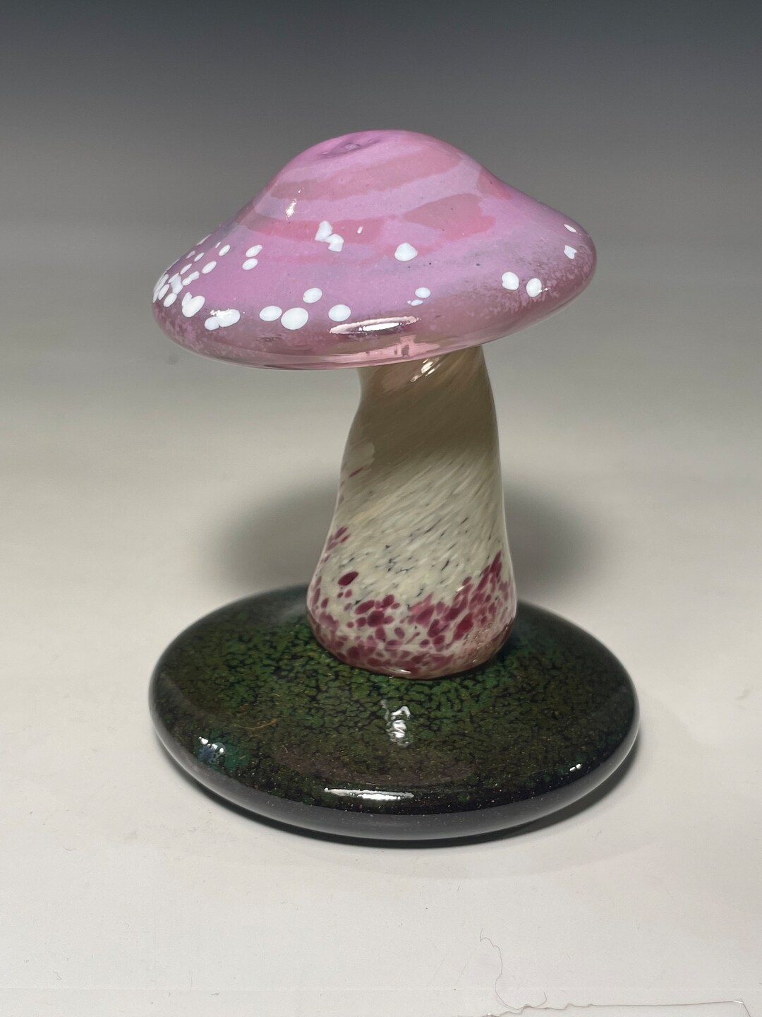 Mushroom Glass A Little Purple John Gibbons - Etsy