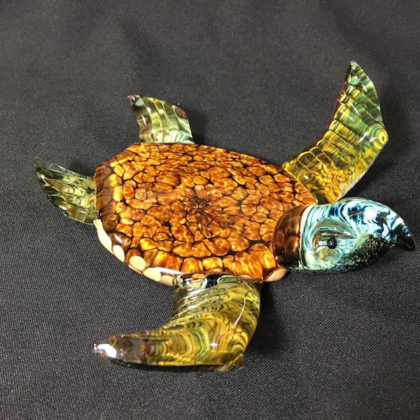 Art Glass Turtle - Etsy