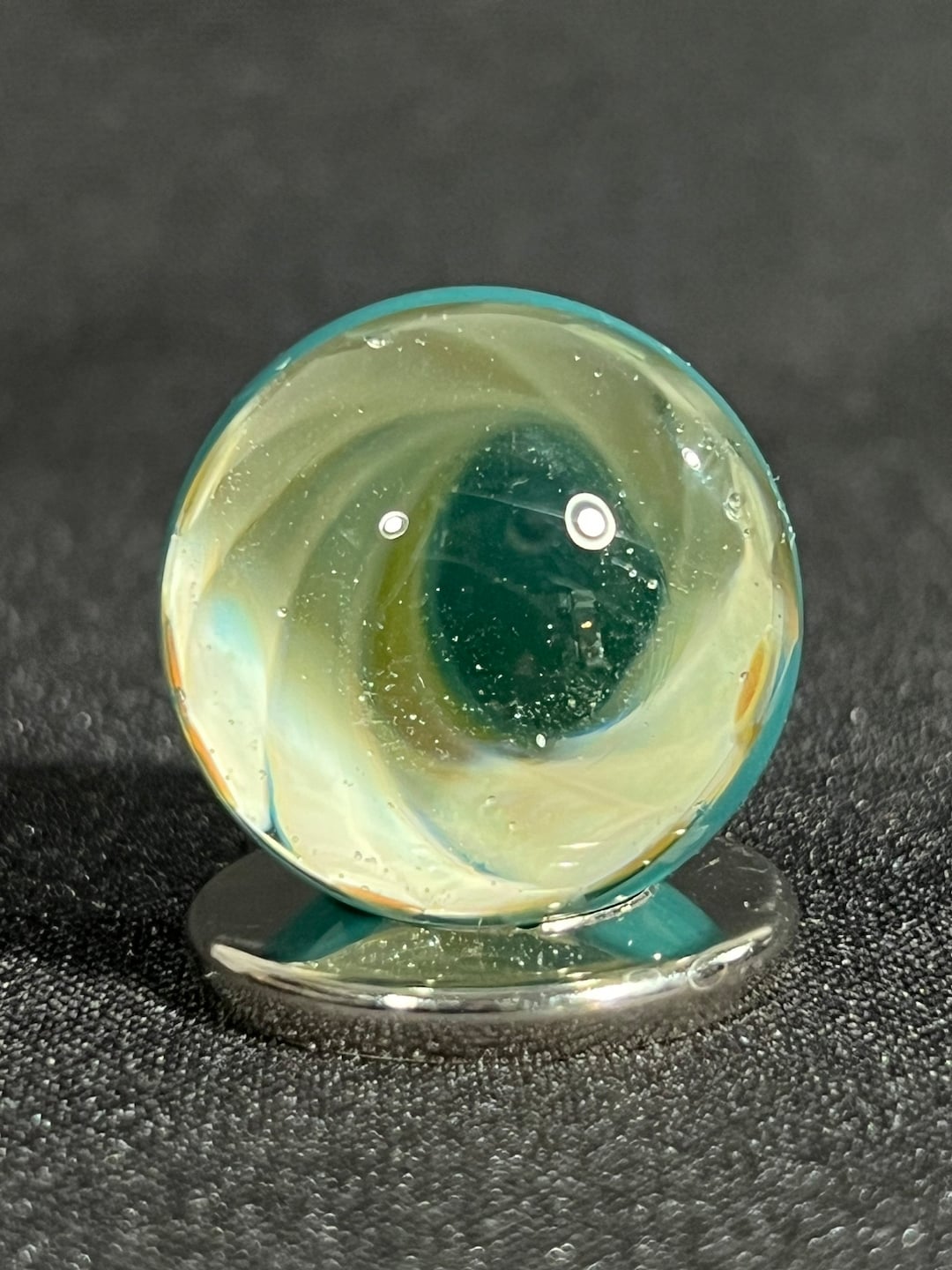 Vortex Marble 1.25 Inches Handmade Glass Art by John Gibbons - Etsy