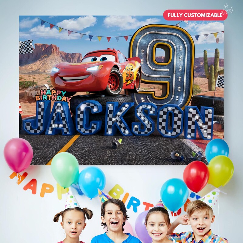 Car Birthday Banner - Etsy