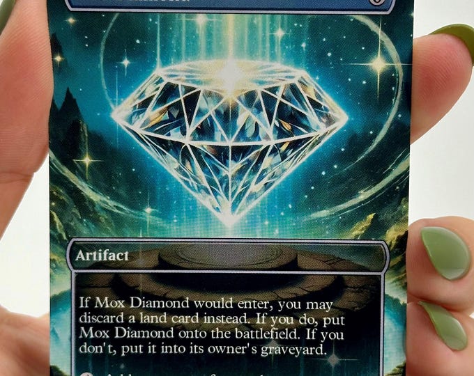 Mox Diamond Stronghold MTG Proxy Card - Etsy
