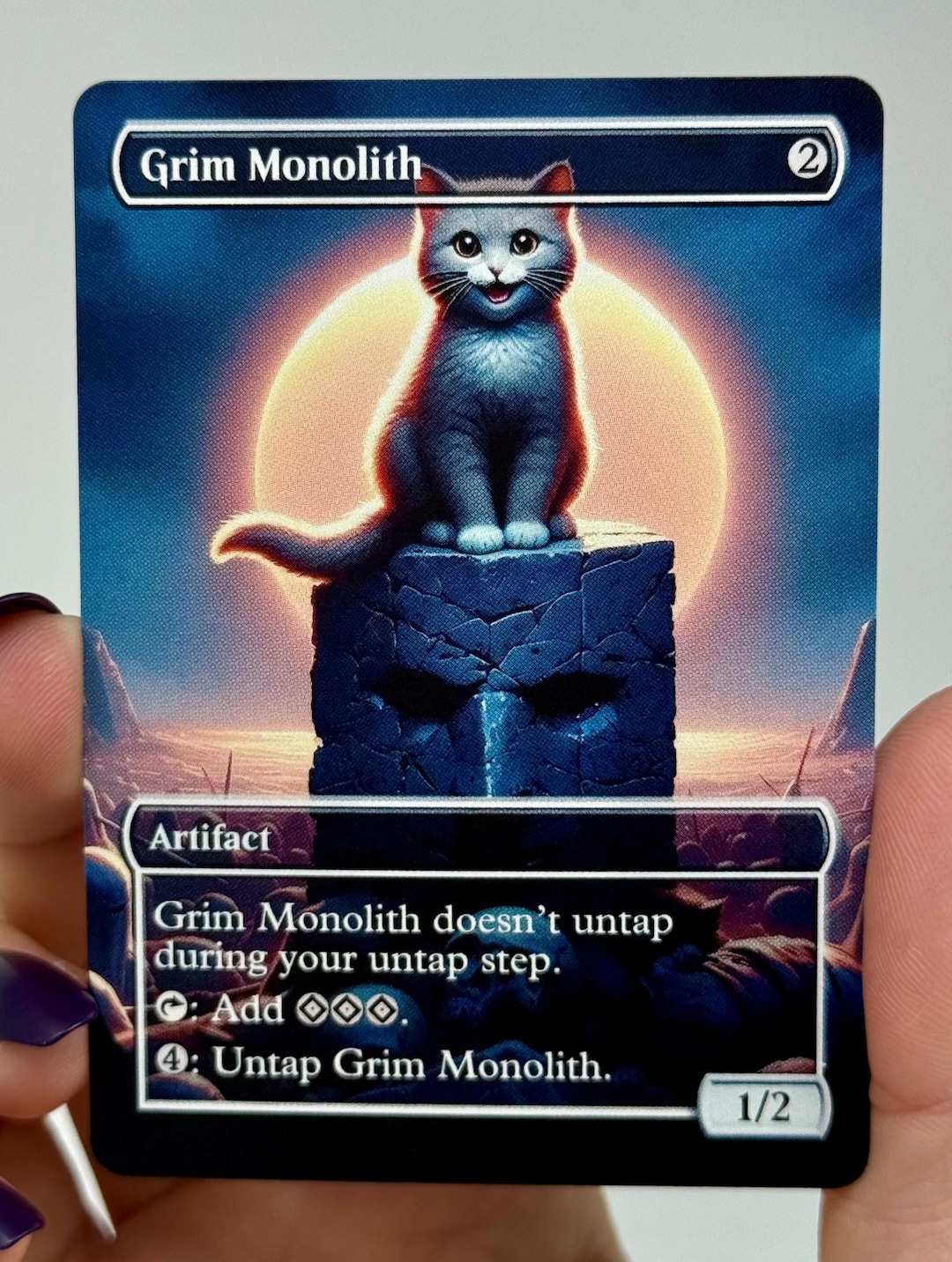 Grim Monolith Custom Art Proxy - Etsy