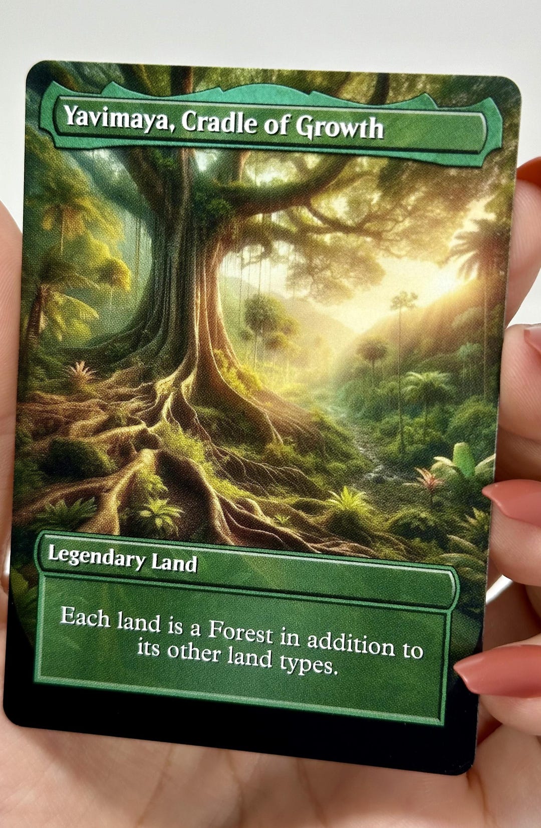 Yavimaya, Cradle of Growth Custom Art Proxy - Etsy