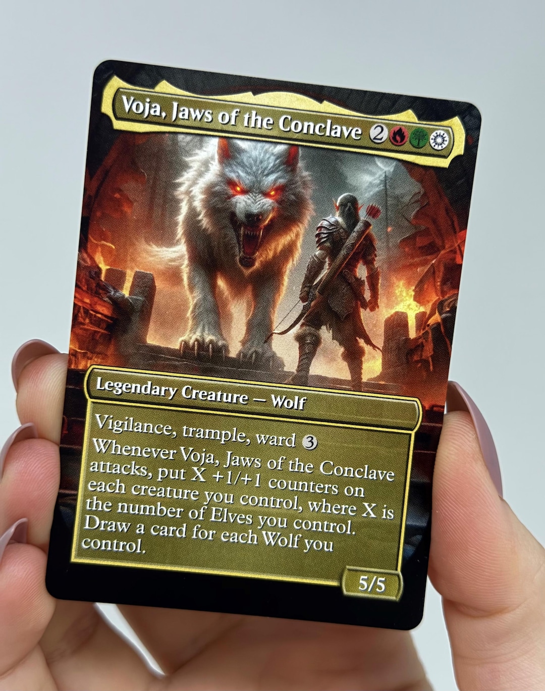 Voja, Jaws of the Conclave Custom Art Proxy - Etsy