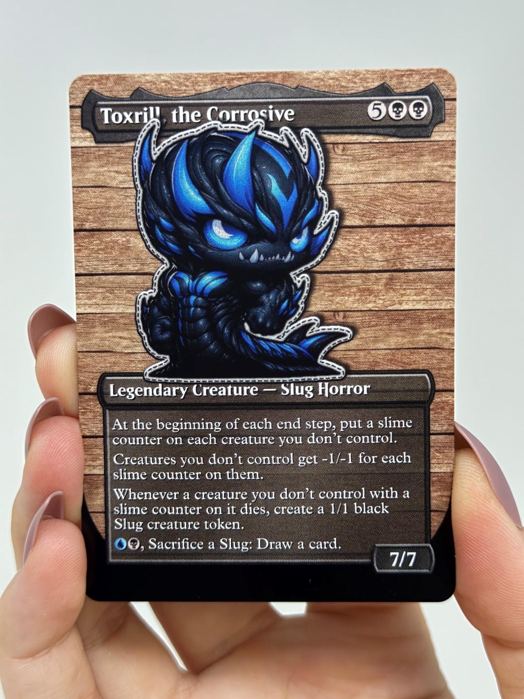 Toxrill, the Corrosive Custom Art Proxy - Etsy