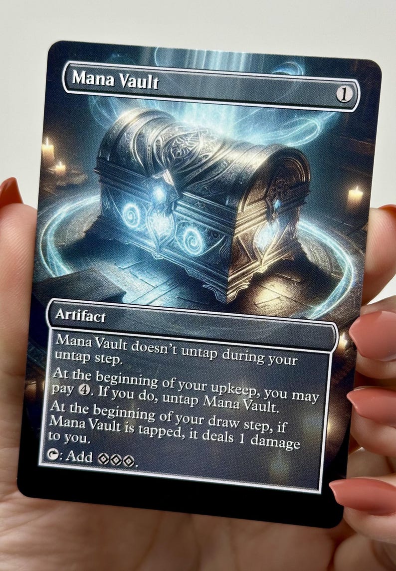 Mana Vault V.2 Custom Art Proxy - Etsy