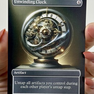 Unwinding Clock Custom Art Proxy - Etsy