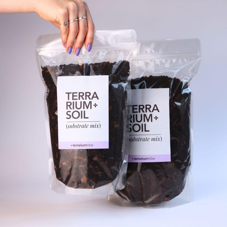 Terrarium Soil & Substrate Mix | Premium Blend for Closed + Bioactive ...