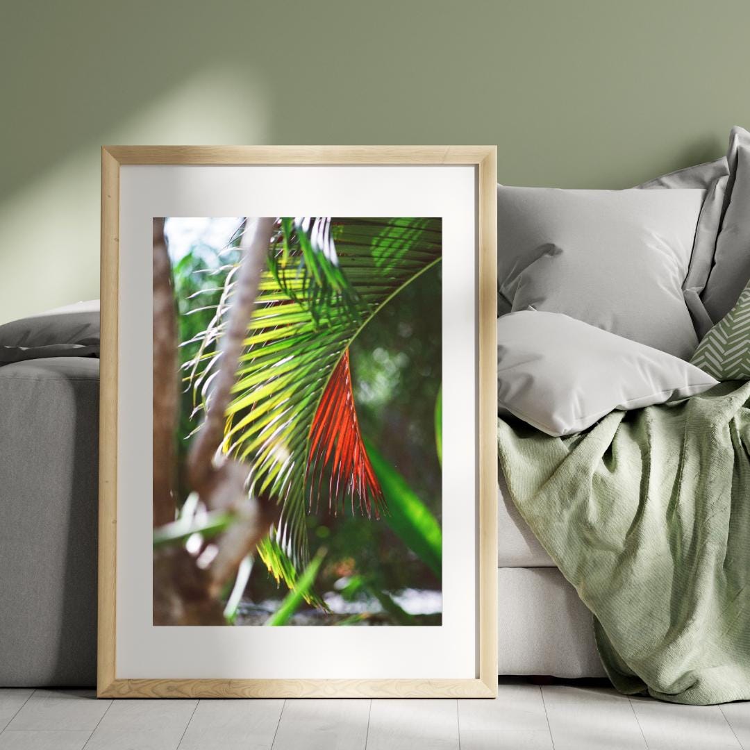 Palm Tree Film Photo Digital Download Indonesia Wall Art 35mm Vacation ...