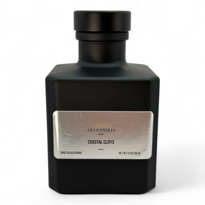 Matte Black Cube Reed Diffuser Bottle - Etsy