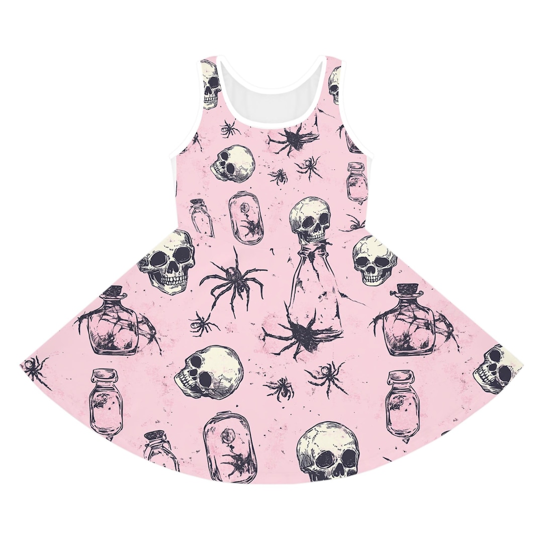Girls Gothic Dress Goth Clothing Gothic Dresses Creepy Cute Sundress ...