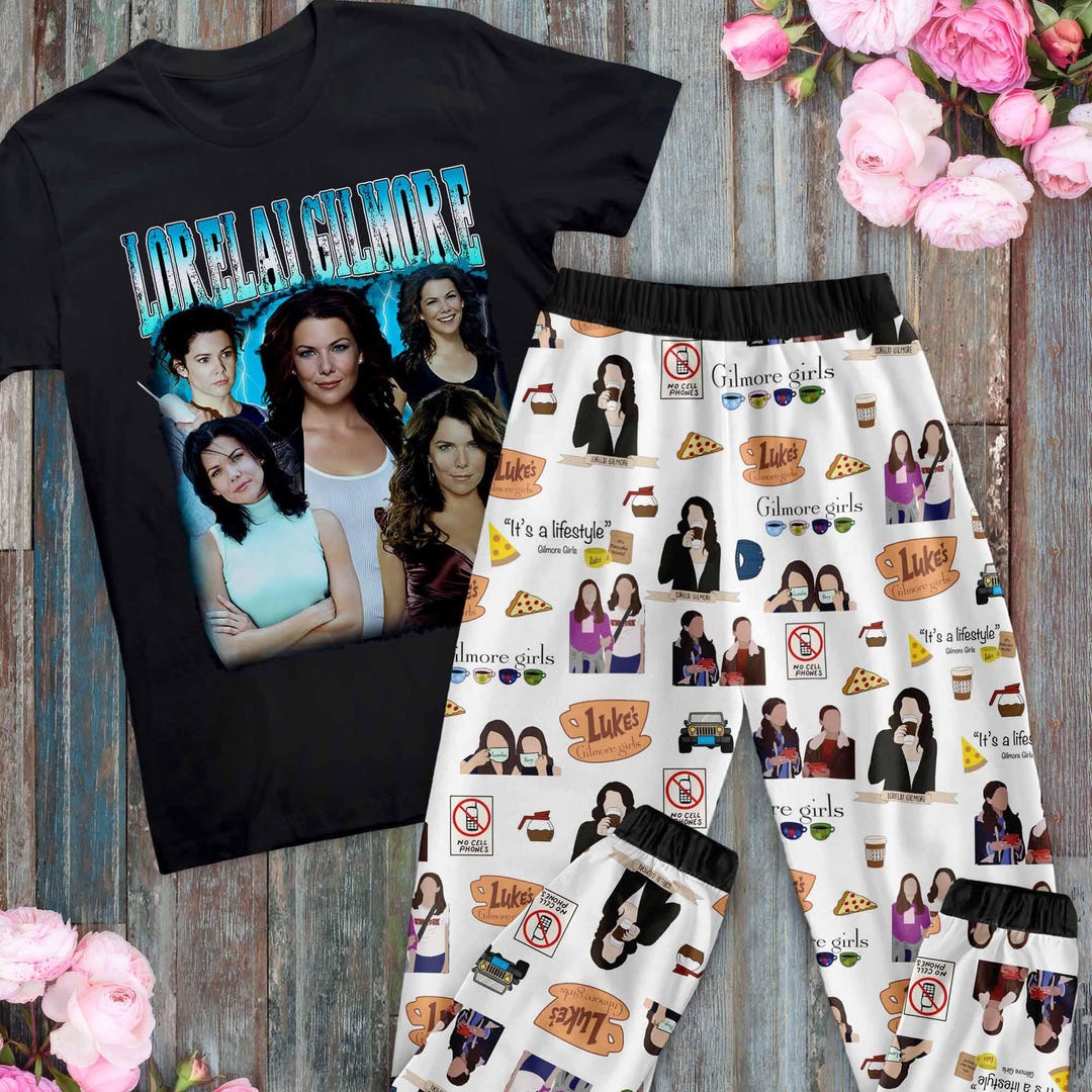 Gilmore Girls Pajamas Set, Lorelai Gilmore Personalized Family Pajamas ...