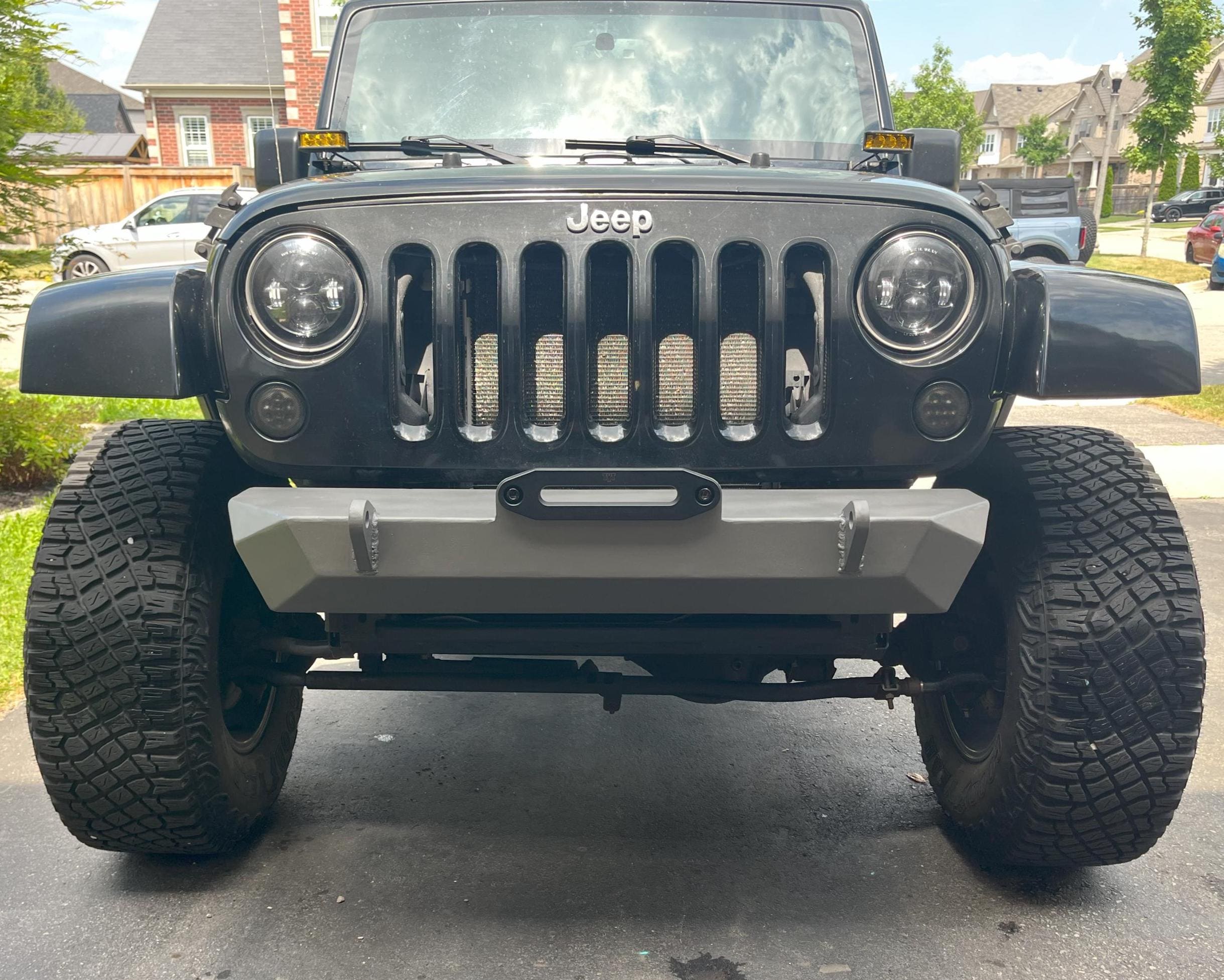 Jeep Wrangler JK Winch Bumper - DXF Files - Etsy