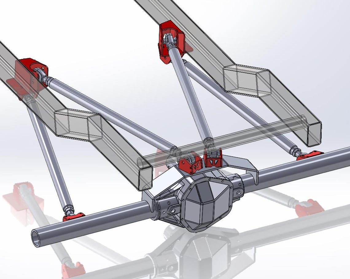 Universal Triangulated 4 Link Bracket Kit – DXF Files - Etsy