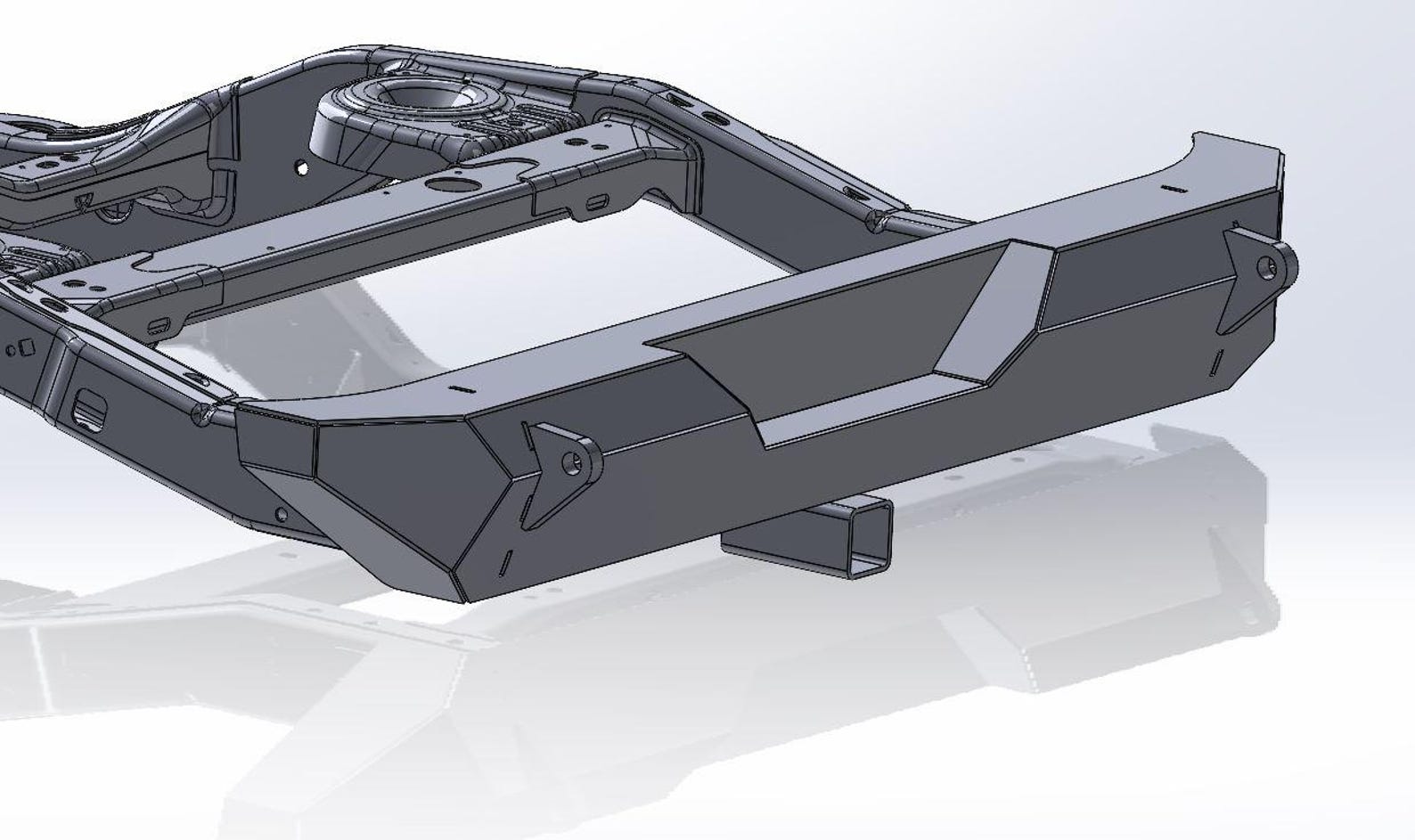Jeep Wrangler JK Rear Bumper - DXF Files - Etsy
