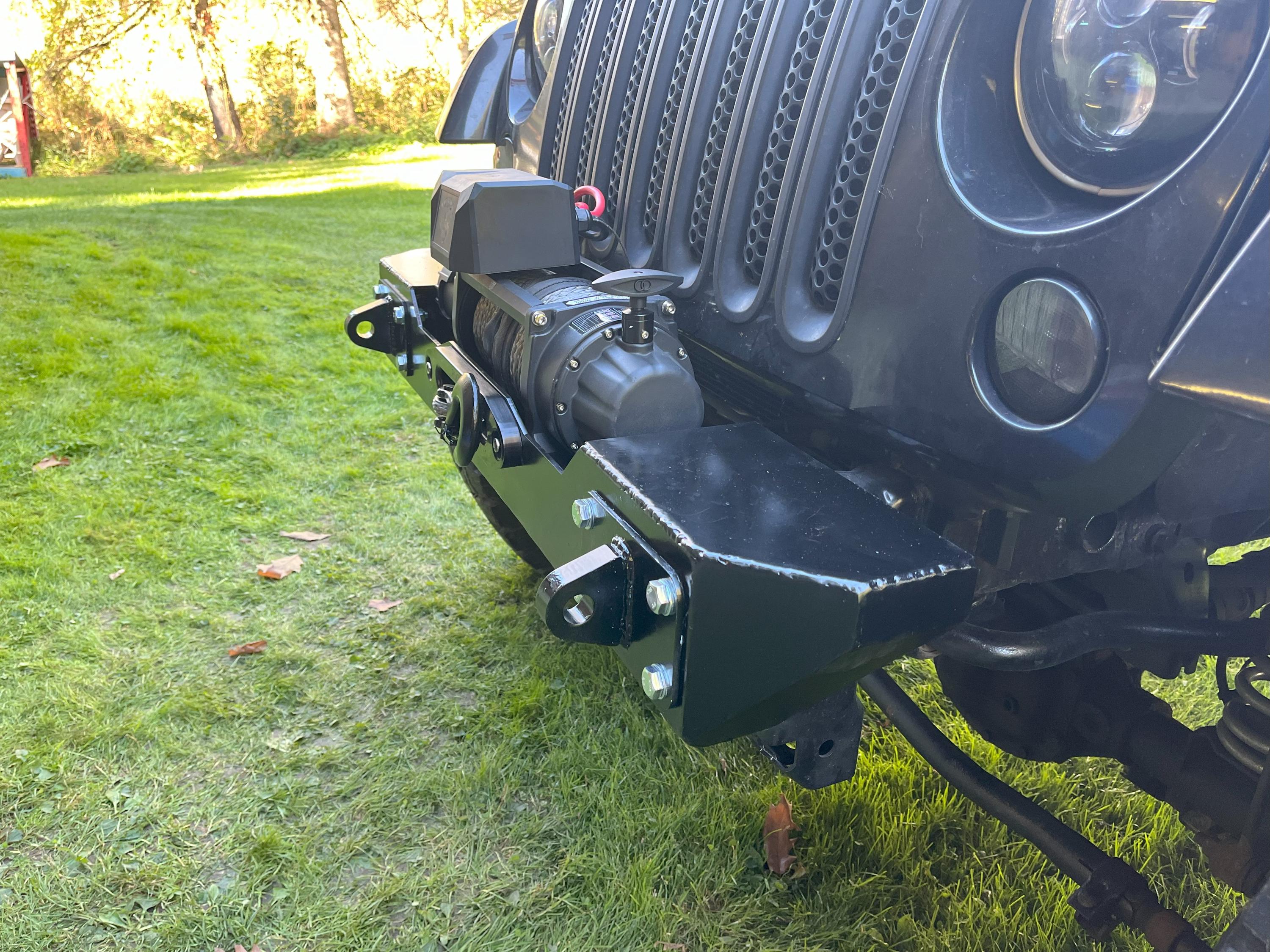 Jeep Wrangler JK Ultra Low Profile Winch Bumper DXF Files - Etsy
