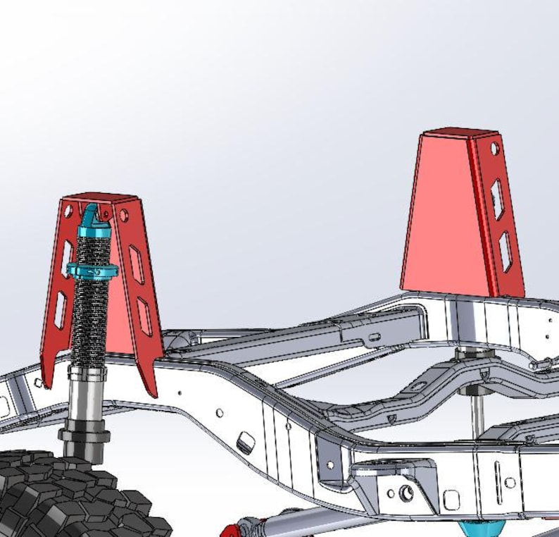 Universal Coil Over Shock Tower – DXF Files - Etsy