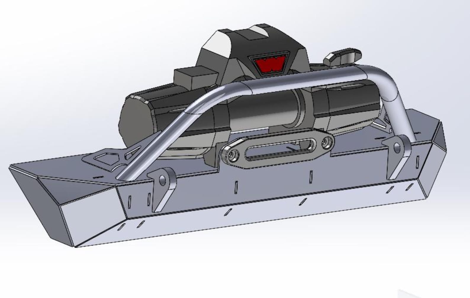 Jeep Wrangler JK Winch Bumper - DXF CAD Files for Cnc Cutting - Etsy