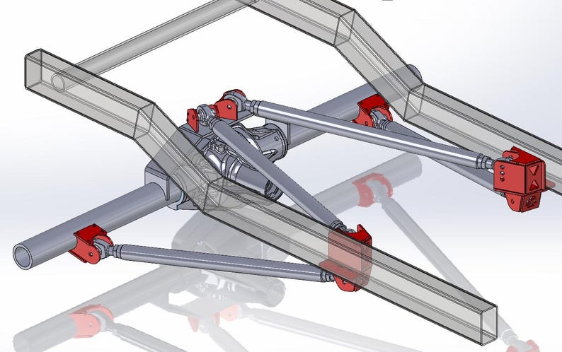 Universal Triangulated 4 Link Bracket Kit – DXF Files - Etsy