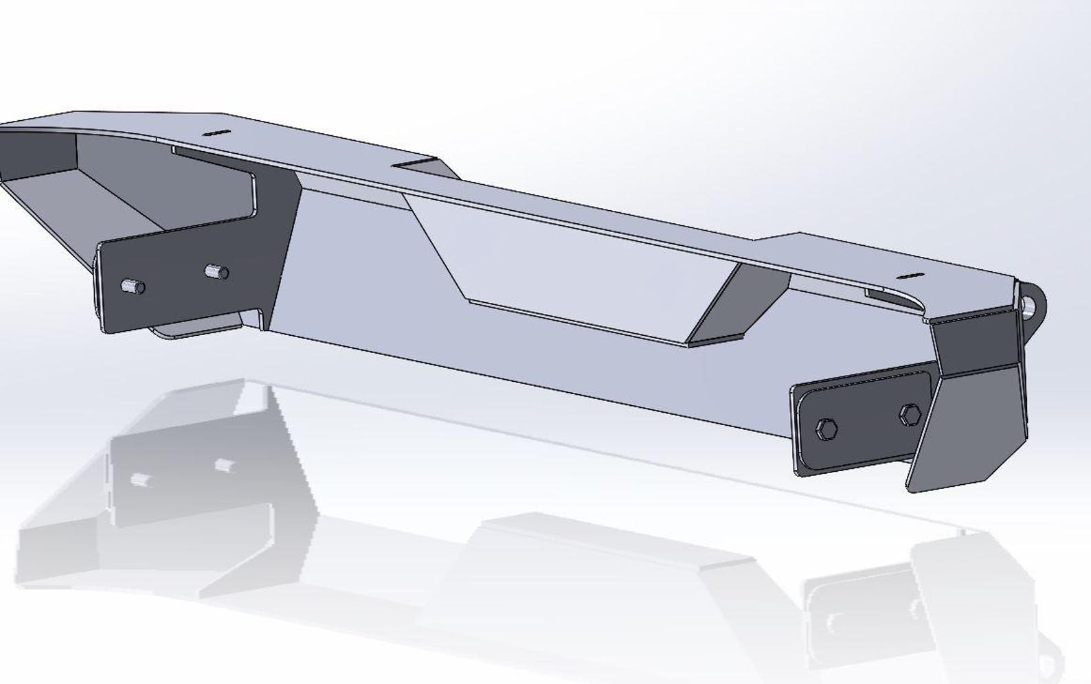 Jeep Wrangler JK Rear Bumper - DXF Files - Etsy