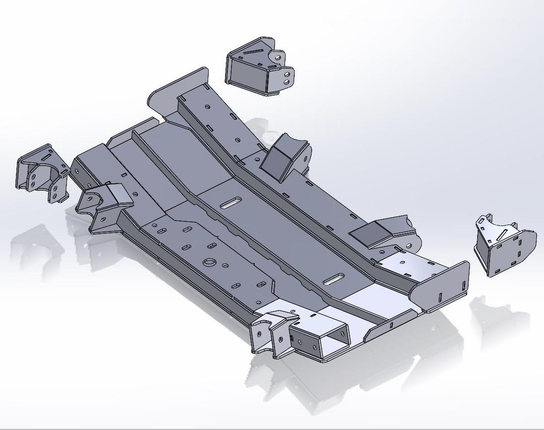 Jeep JK 3-link Front & Triangulated 4-link Rear Long Arm Bracket Kit ...
