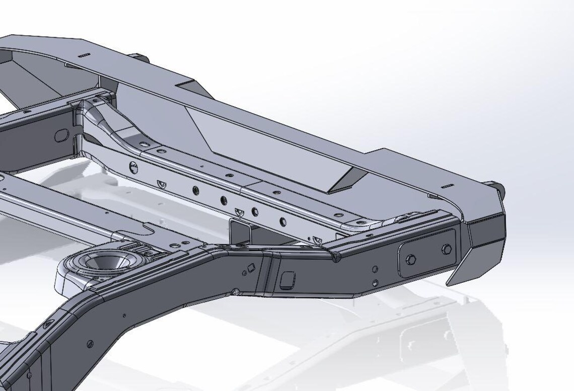 Jeep Wrangler JK Rear Bumper - DXF Files - Etsy