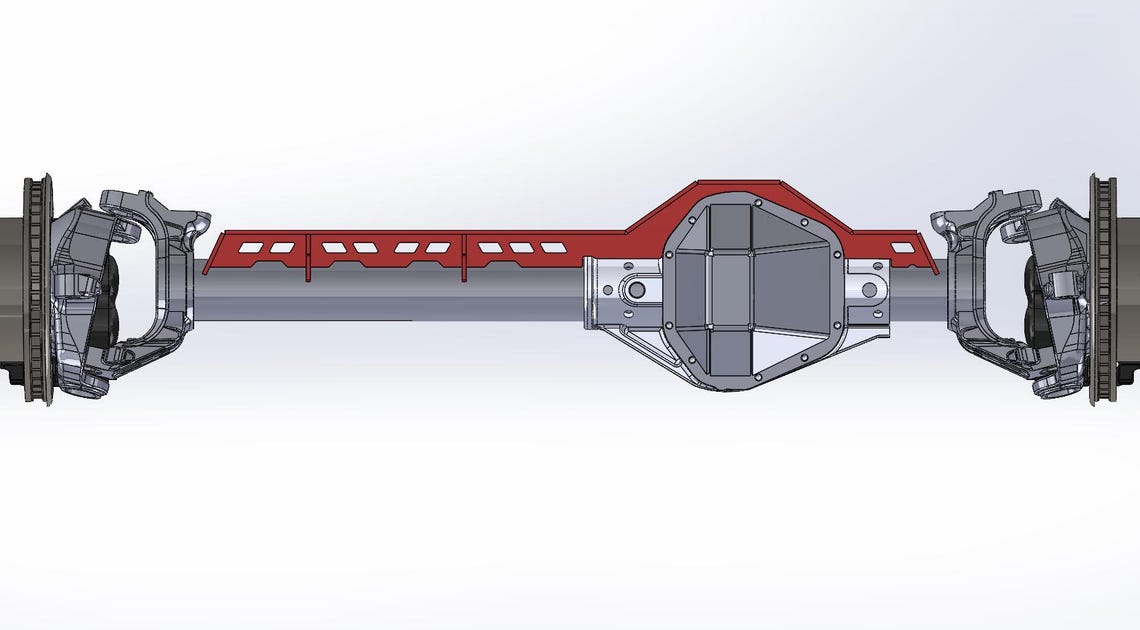 2005+ Ford Super Duty Dana 60 Low Profile Axle Truss – DXF Files - Etsy