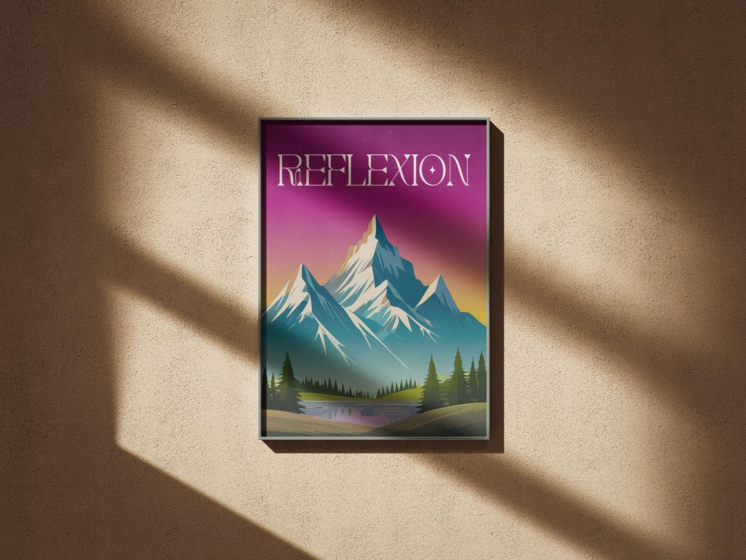 Poster A3 Reflection - Etsy