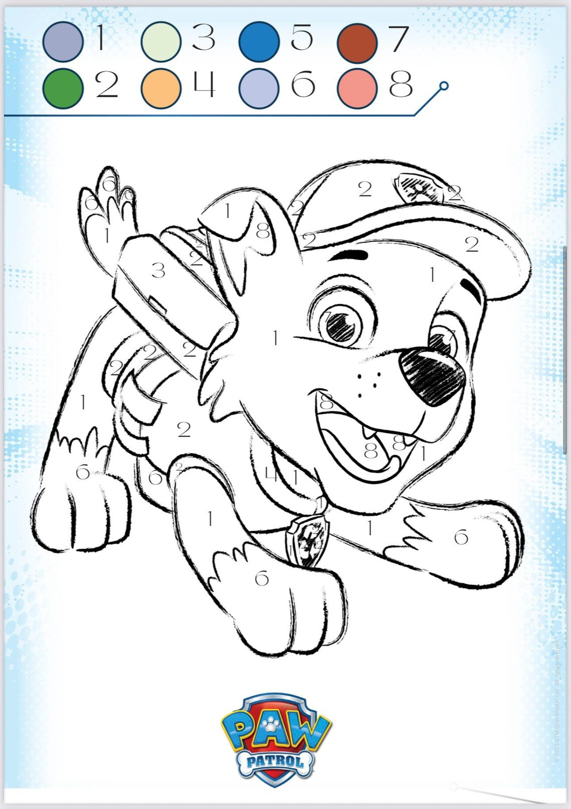 Paw Patrol Maths Activity Book | Printable Preschool Maths Worksheets ...