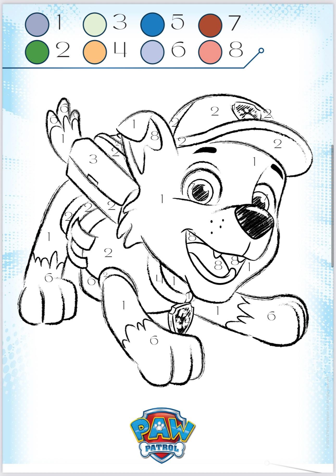 Paw Patrol Maths Activity Book | Printable Preschool Maths Worksheets ...