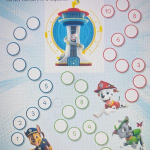 Paw Patrol Maths Activity Book | Printable Preschool Maths Worksheets ...