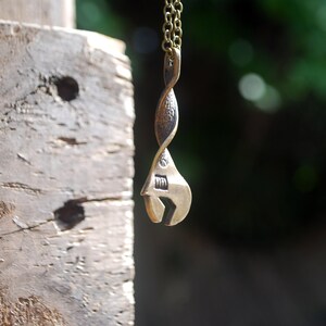 Spanner Necklace-for Mechanic-steampunk Necklace-industrial Design ...